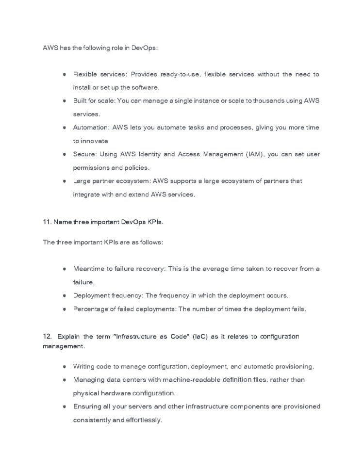 110+ DevOps Interview Questions and Answers - Connect 4 Techs