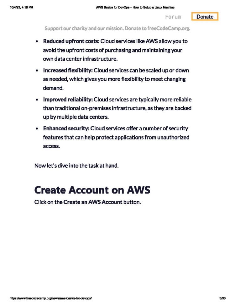 AWS Basics for DevOps – How to Setup a Linux Machine (PDF) - Connect 4 ...
