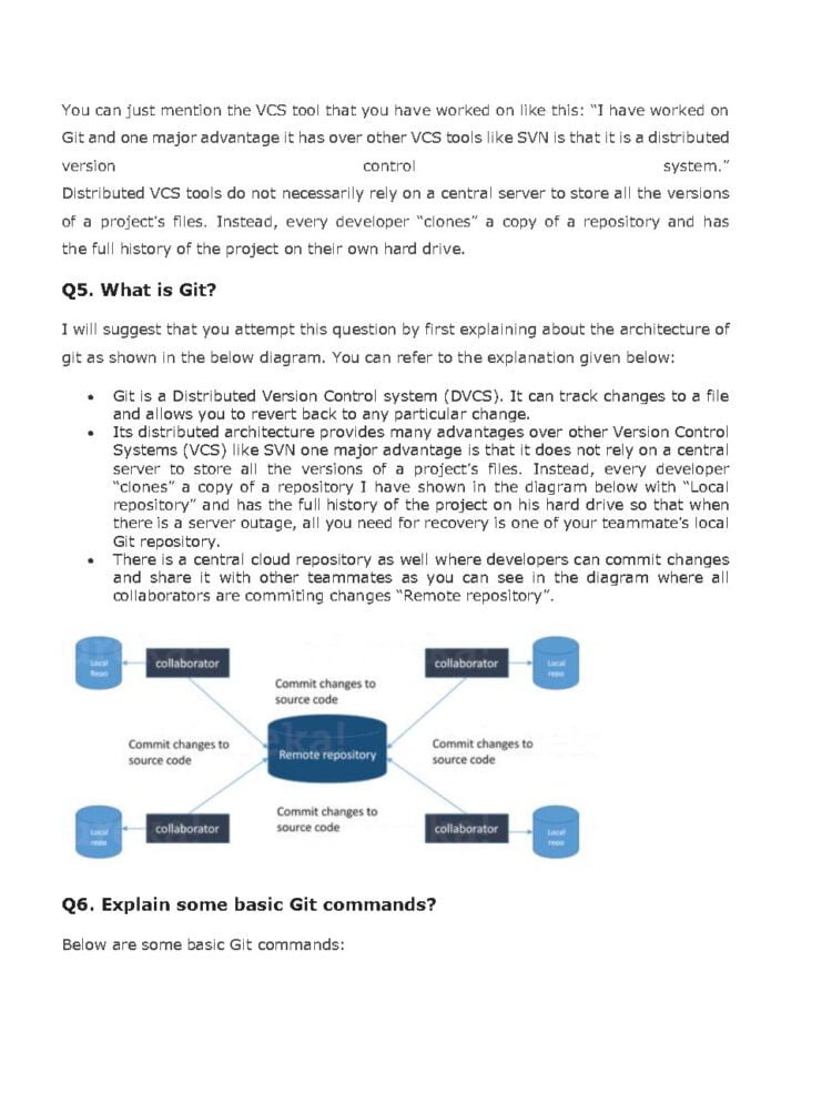 Devops Interview Questions And Answers Pdf Connect 4 Techs