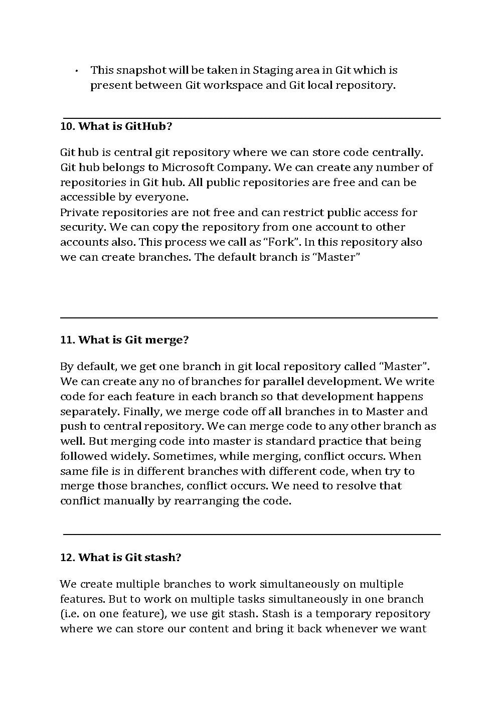 DevOps Interview Questions with Answers PDF - Connect 4 Techs