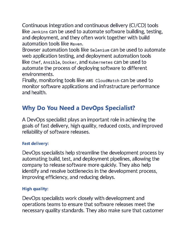 Getting Started with DevOps: PDF Guide - Connect 4 Techs