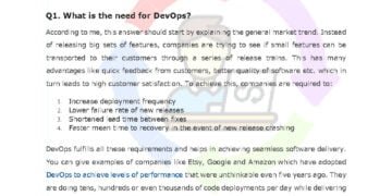 DevOps Interview Questions with Answers PDF - Connect 4 Techs