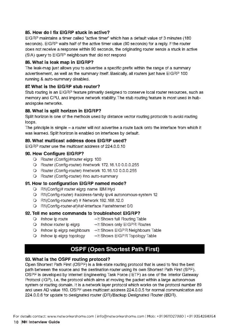 Network Engineer Interview Questions PDF: A Comprehensive Guide ...