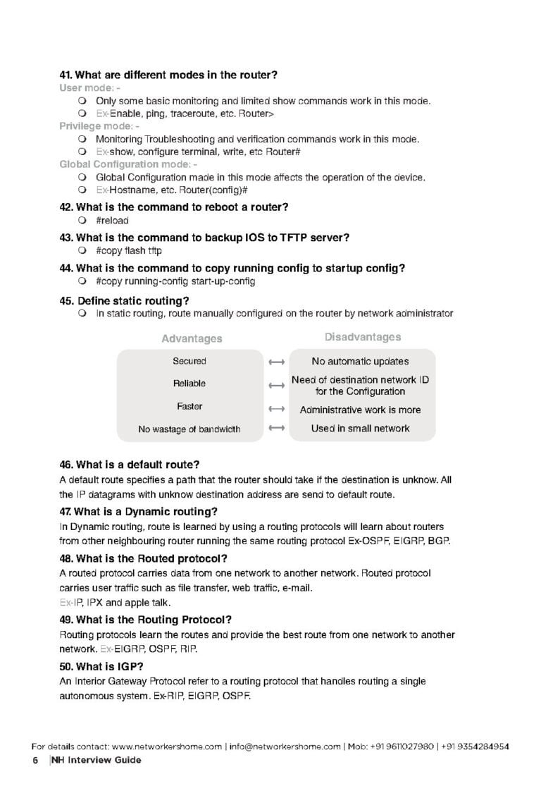 Network Engineer Interview Questions PDF: A Comprehensive Guide ...