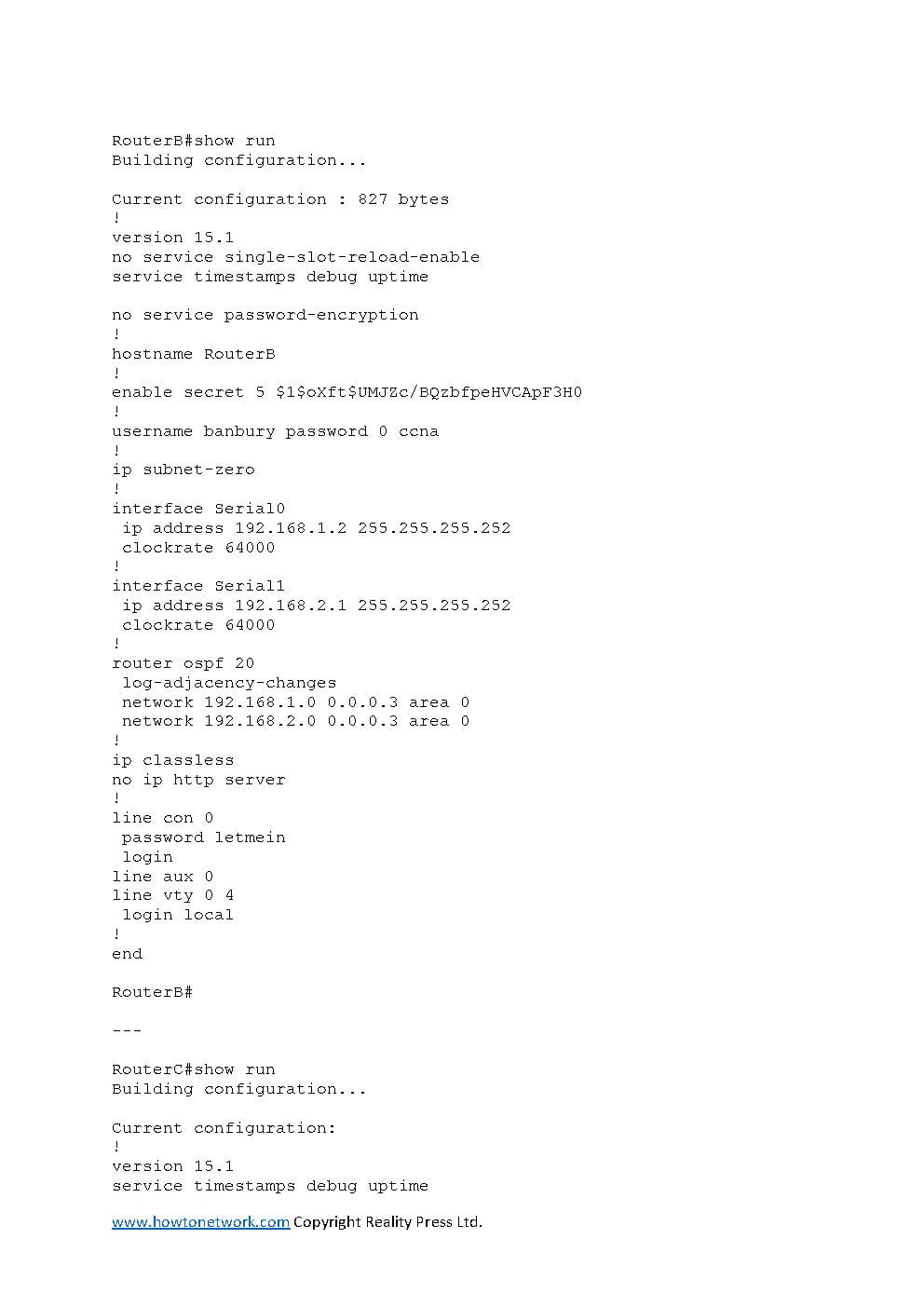 OSPF Advanced Lab Exercise for CCNA and CCNP PDF - Connect 4 Techs