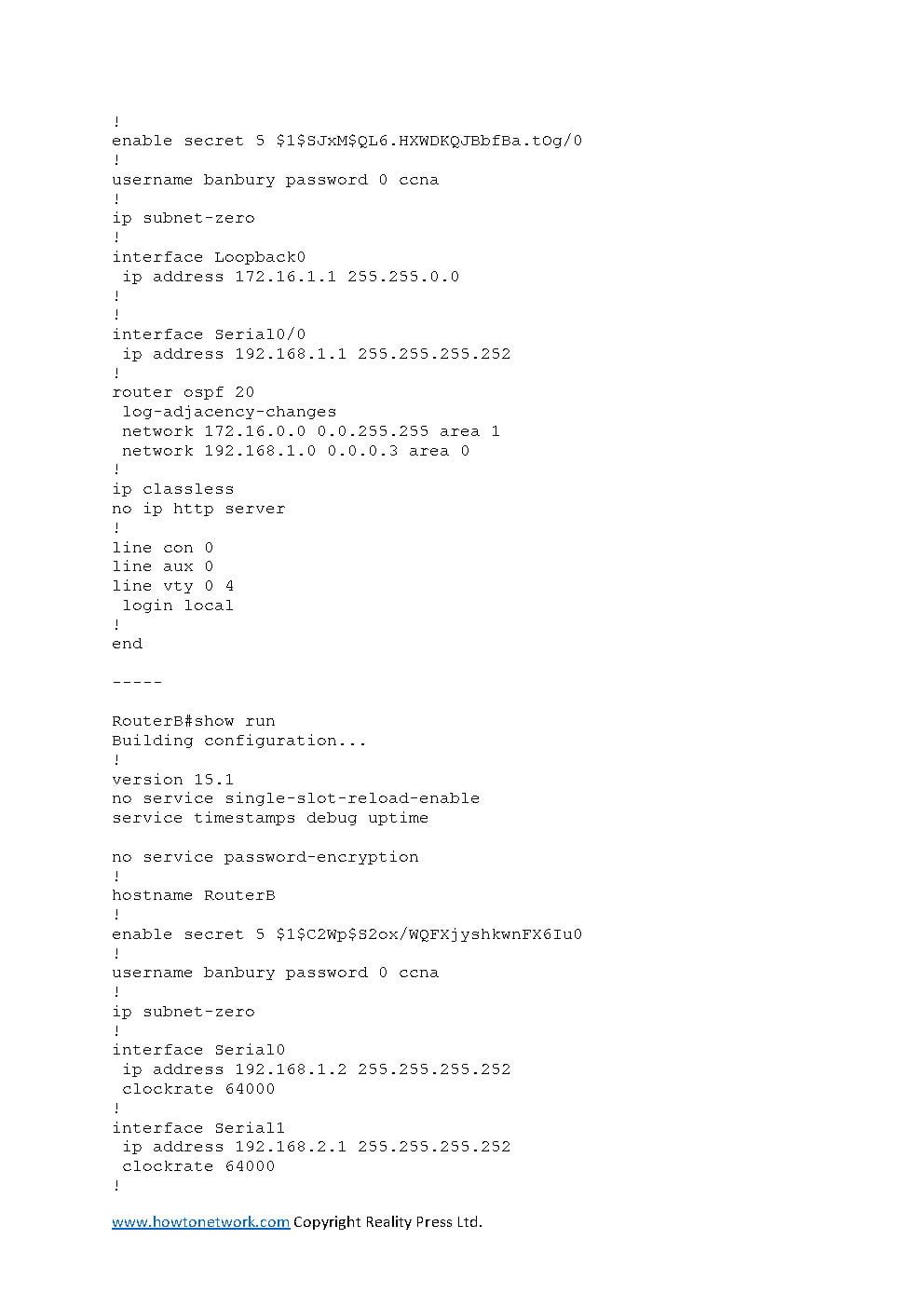 OSPF Advanced Lab Exercise for CCNA and CCNP PDF