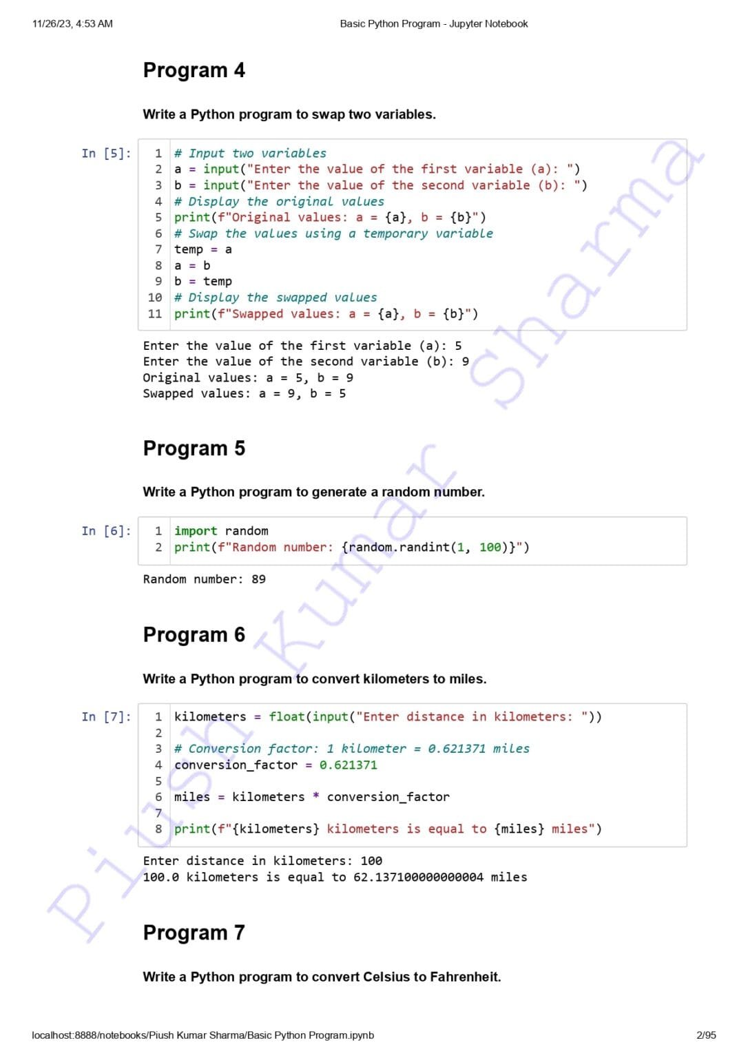 140 Basic Python Programs Pdf A Comprehensive Resource For Python Programmers”