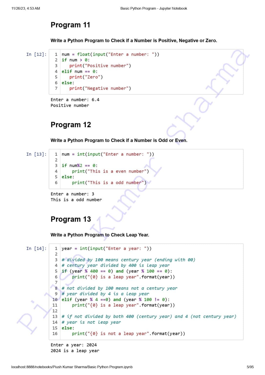140 Basic Python Programs Pdf A Comprehensive Resource For Python Programmers”