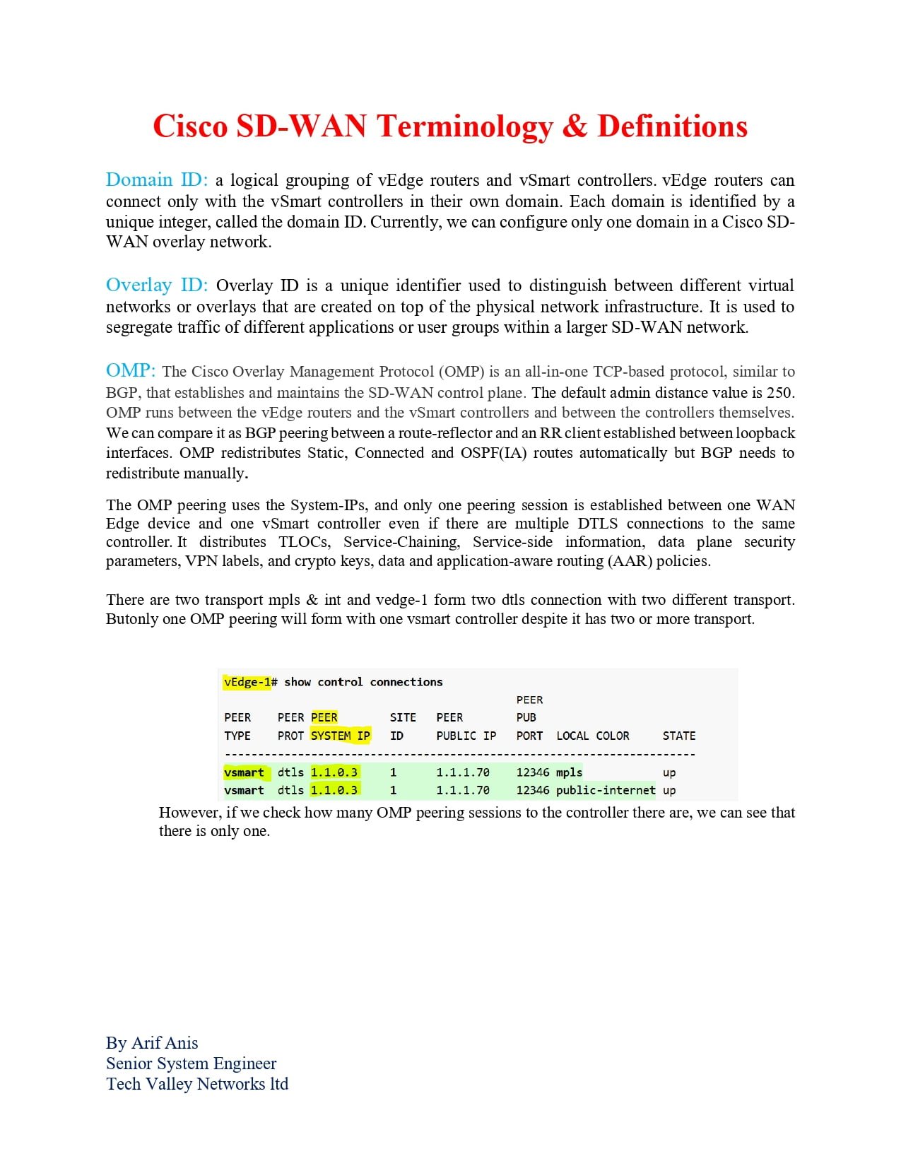 2- Cisco SD-WAN Terminology: A Comprehensive Guide