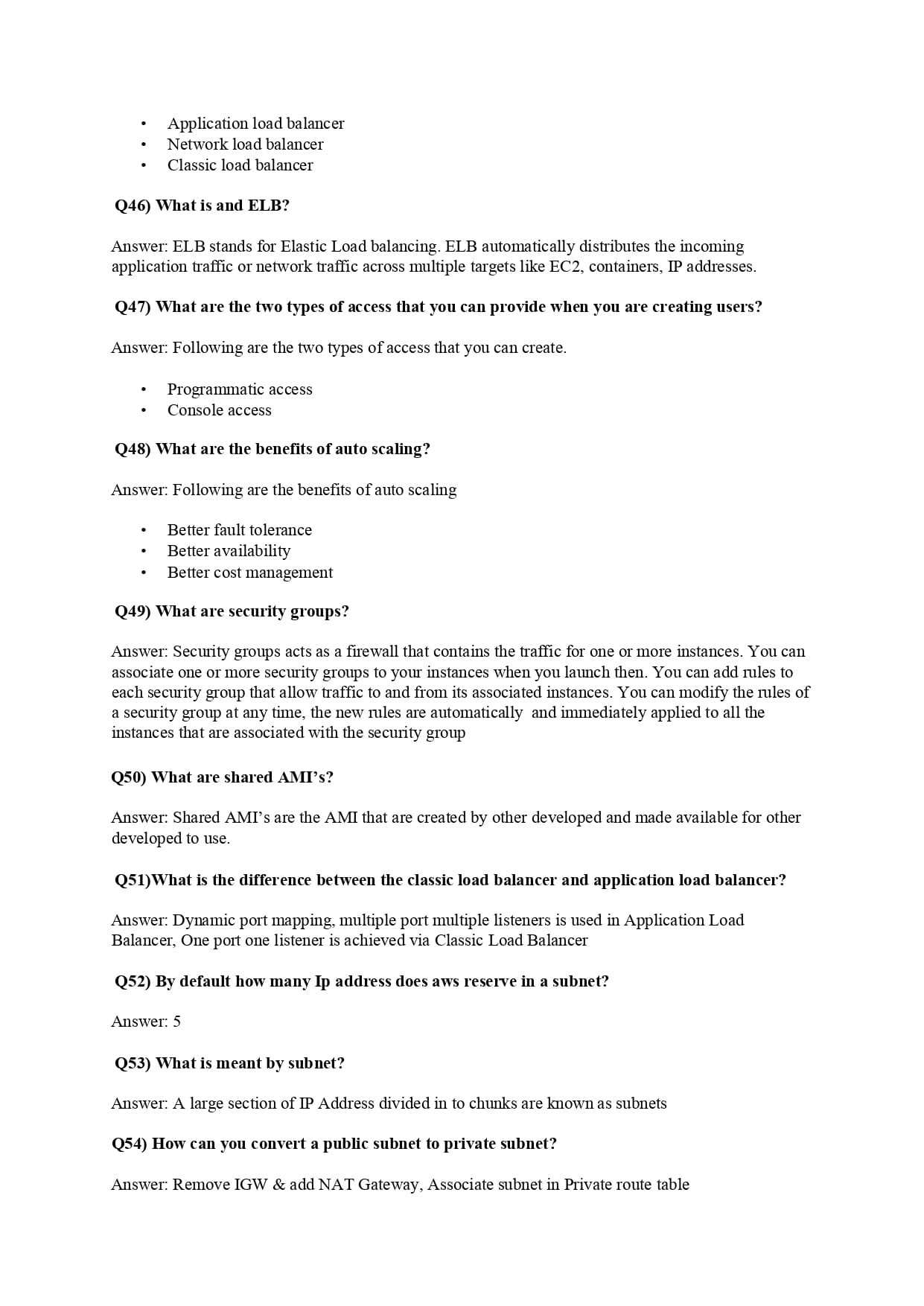 The Ultimate Guide to Interview Questions on AWS