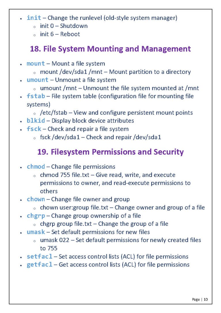 Mastering Linux Essential Commands for DevOps PDF - Connect 4 Techs